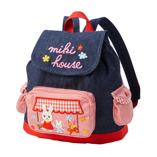 Usako’s Floral Denim Backpack – MIKI HOUSE USA