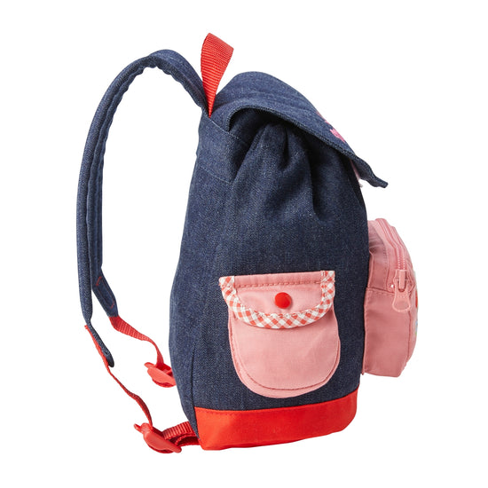 Usako’s Floral Denim Backpack – MIKI HOUSE USA