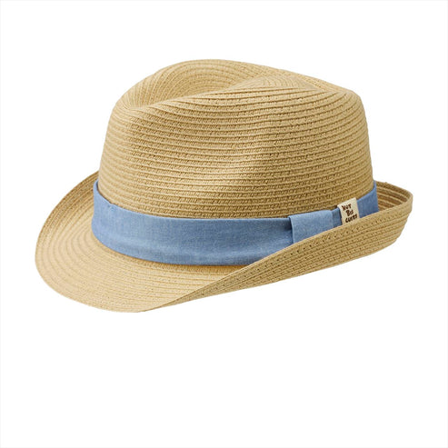 Faux Straw Fedora Hat (UV Protection) – MIKI HOUSE USA